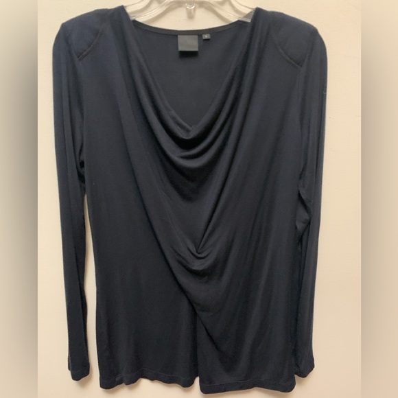 Inwear | Tops | In Wear Modal Black Drape Neck Top | Poshmark